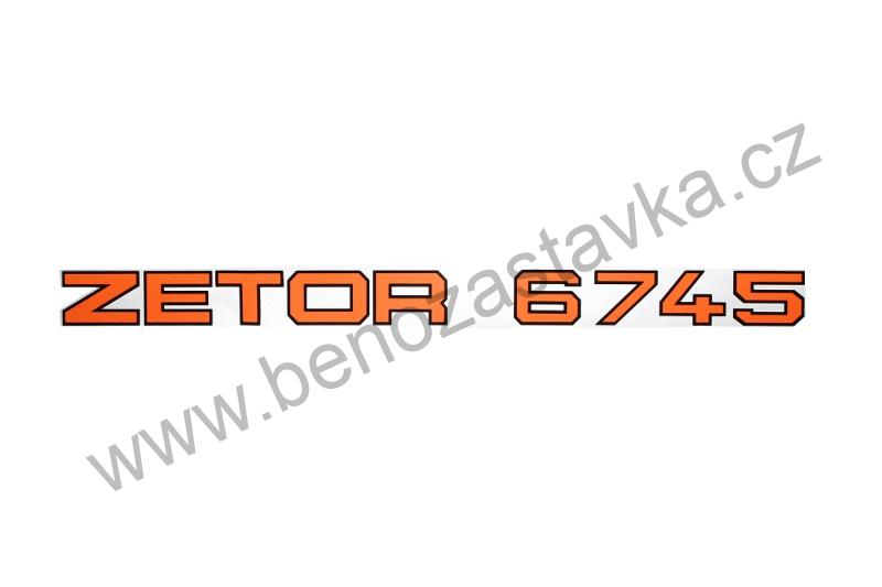 Boční nápis - Zetor 6745 | Beno s.r.o. náhradní díly ZETOR SPARE PARTS ...